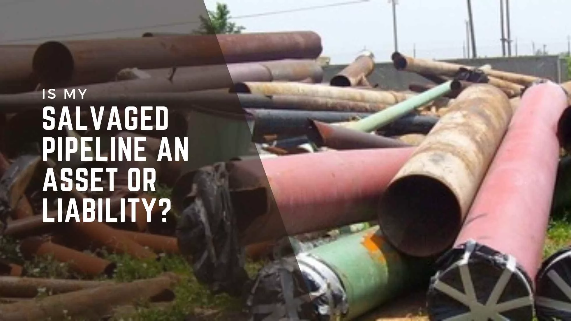 Is My Salvaged Pipeline An Asset Or Liability? - Pipeline Equities